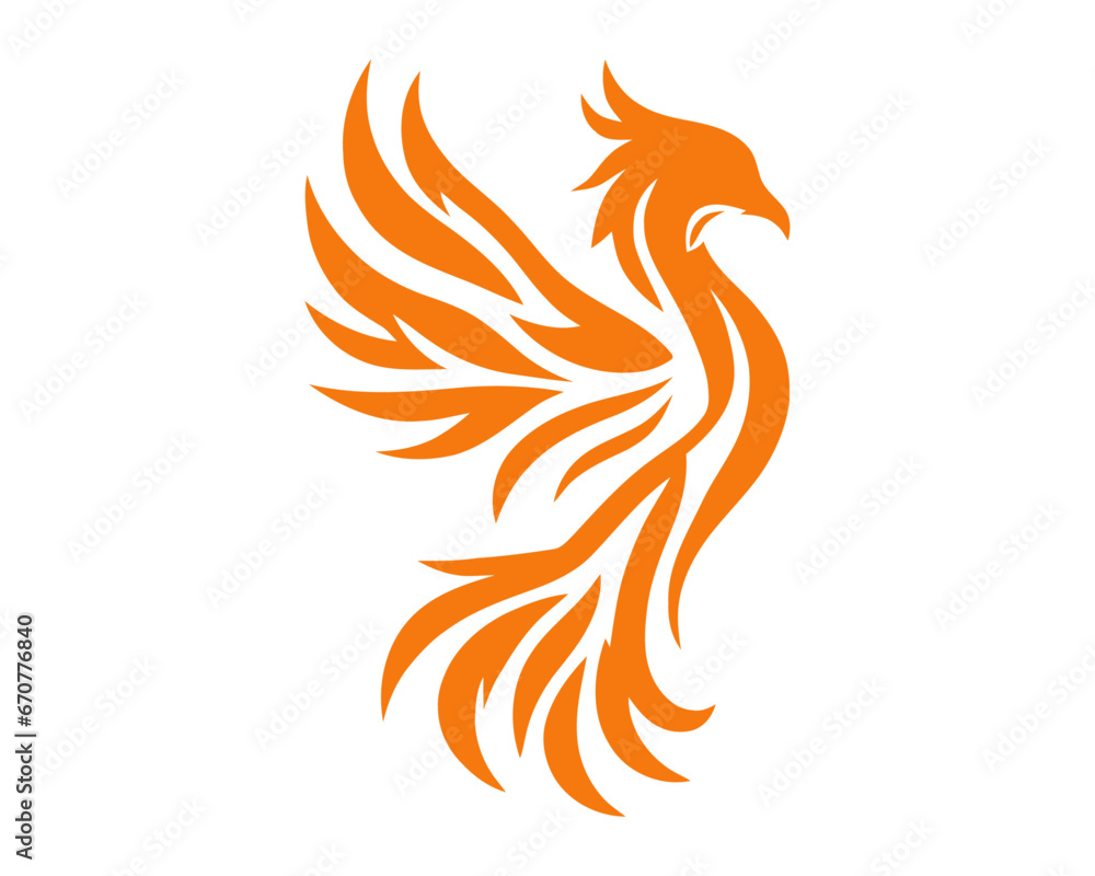 Vecteur Stock bird, bird logo, brand, branding, corporate, fire, flat ...