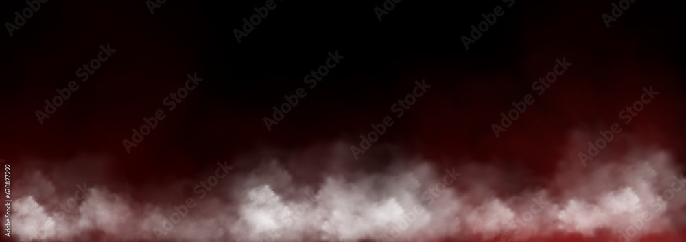 Colorful Fog or Smoke effect isolated on balck background. Effective ...