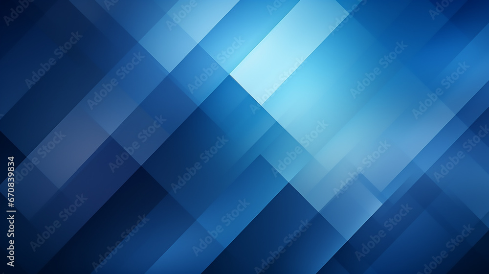 Abstract blue background with square shapes Random offset white square ...