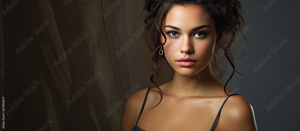 In a timeless portrait there is an exquisite depiction of a stunning ...