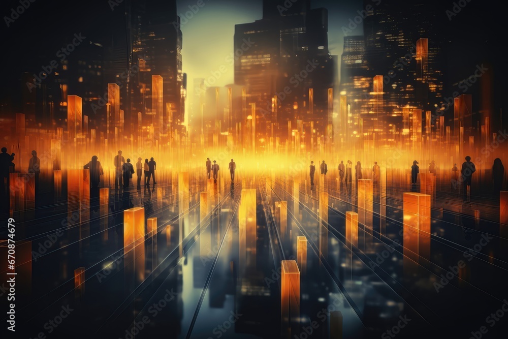 An abstract background image for creative content, portraying a vision ...