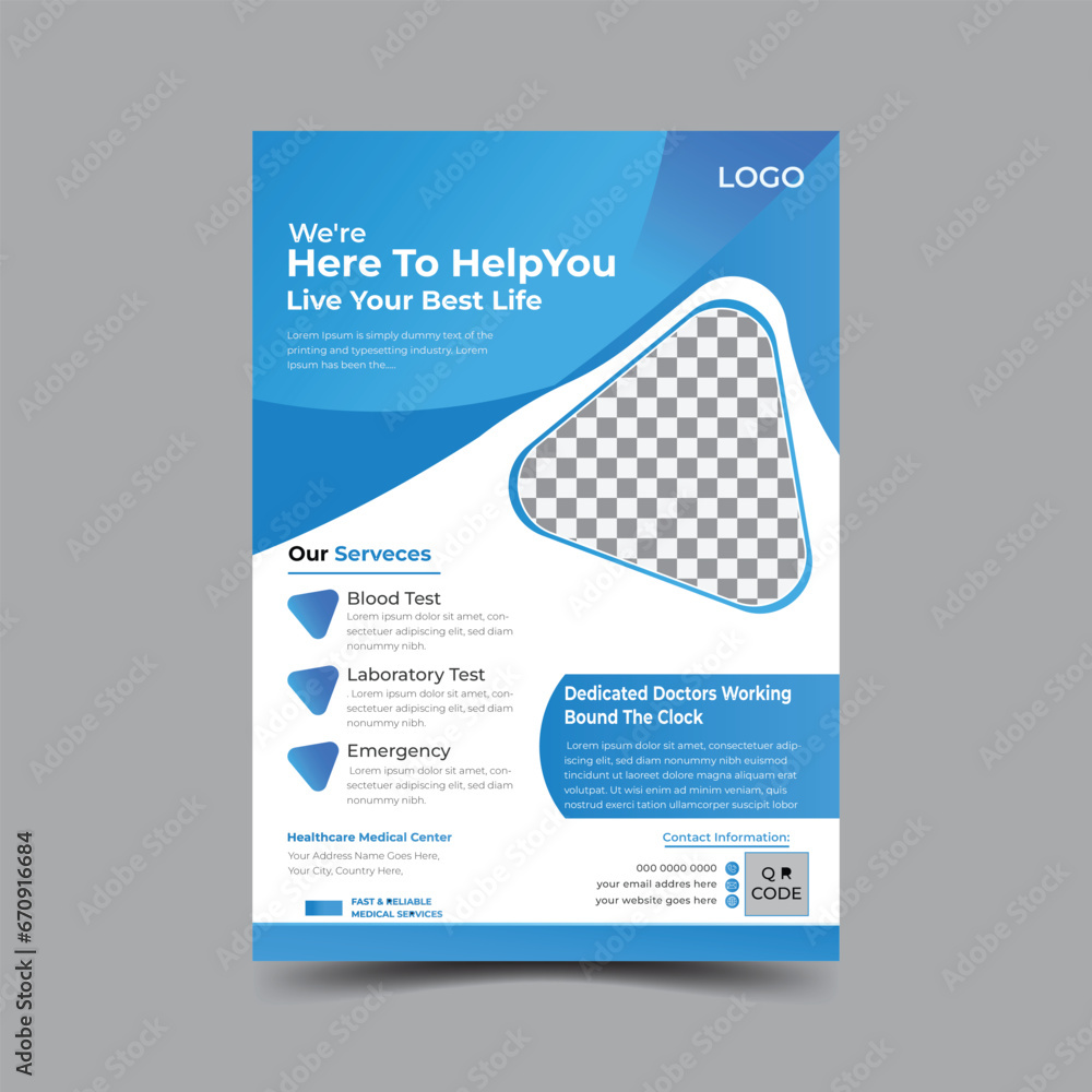 building a flyer in A4 size on illustrator vector dign for your ...