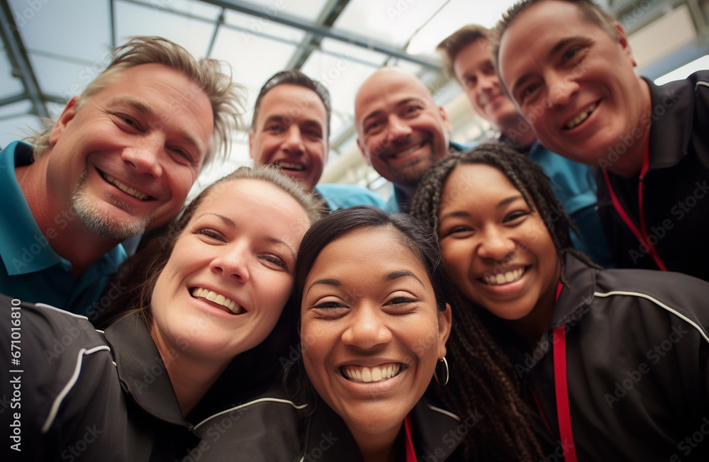 Ethnicity Diversity at Work. Happy Employees From Different Backgrounds ...