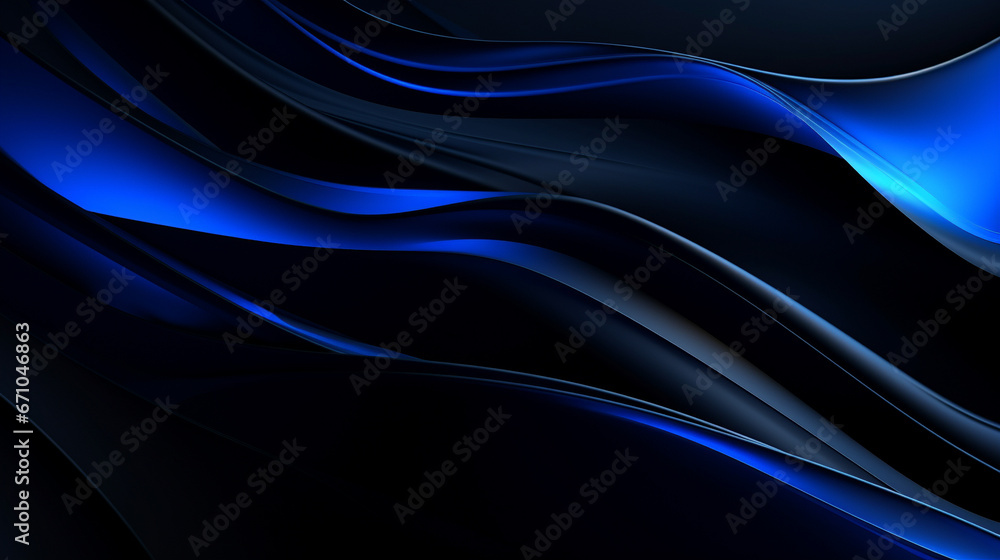 Abstract blue banner. Glowing Background. PowerPoint slides background ...