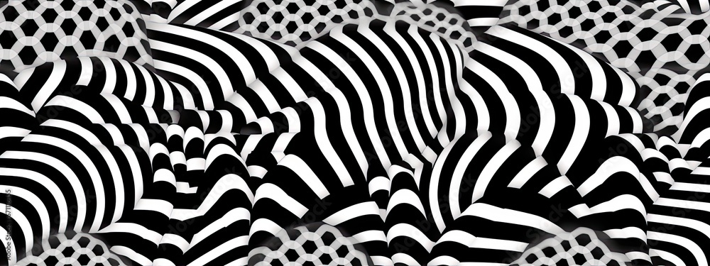 Seamless trippy psychedelic vintage mid century modern geometric ...