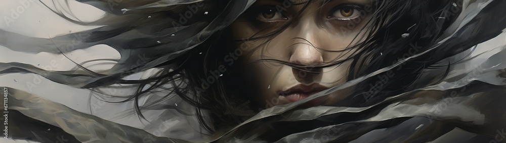 Eyes clenching shut, jaw tight, in a vivid display of bracing against a ...