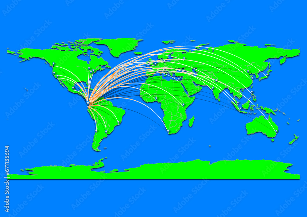 Manta, Ecuador map - Concept map for Manta, Ecuador on World map ...