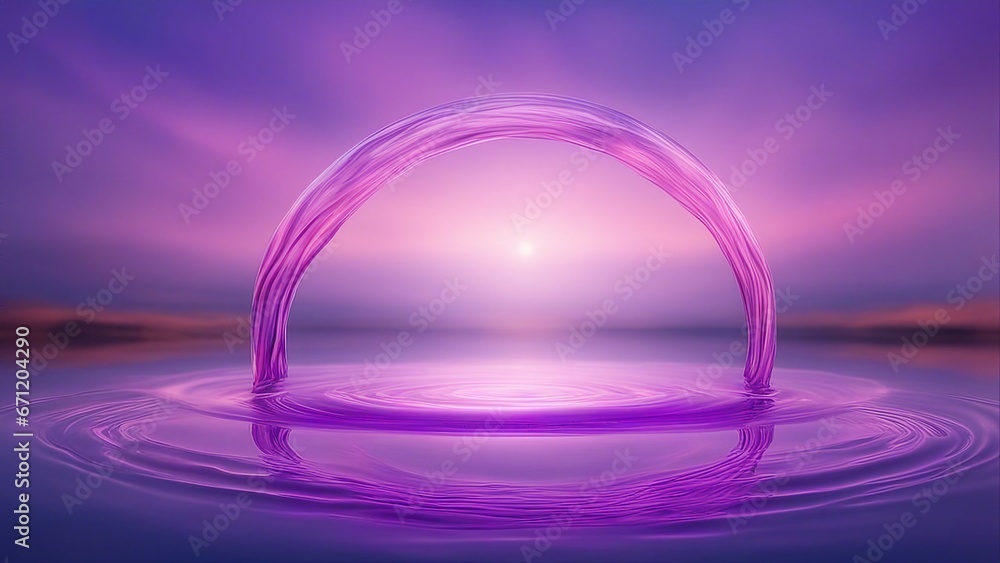 water drop splash _A water ripple in the shape of a circle, showing the ...
