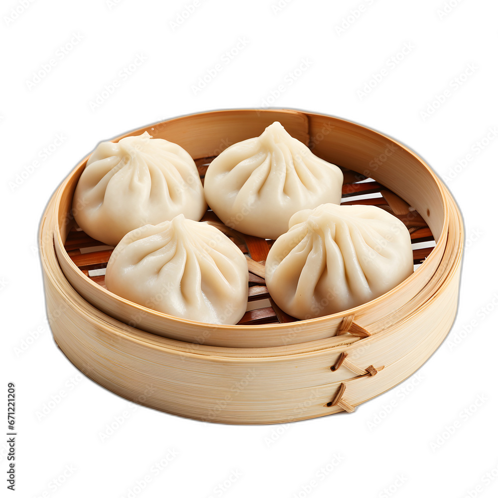 Baozi isolated on transparent or white background, png Stock ...