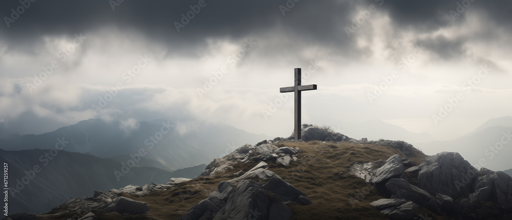 Holy cross symbolizing the death and resurrection of Jesus Christ ...