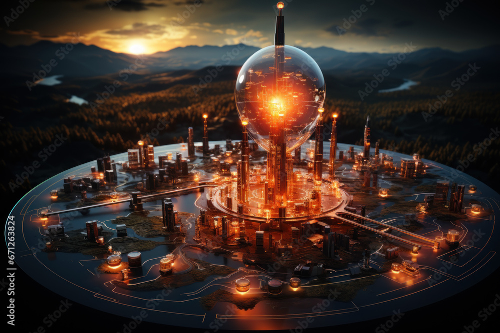 An atomic energy roadmap outlining the future developments and ...