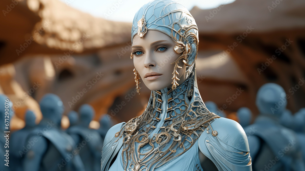 Pleiadean Goddess of the Deserts. Technologically Advanced Glamourous ...