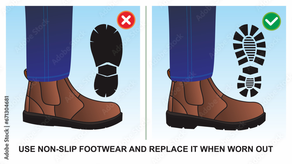 Workplace safety do's and dont's vector illustration. Awareness banner ...