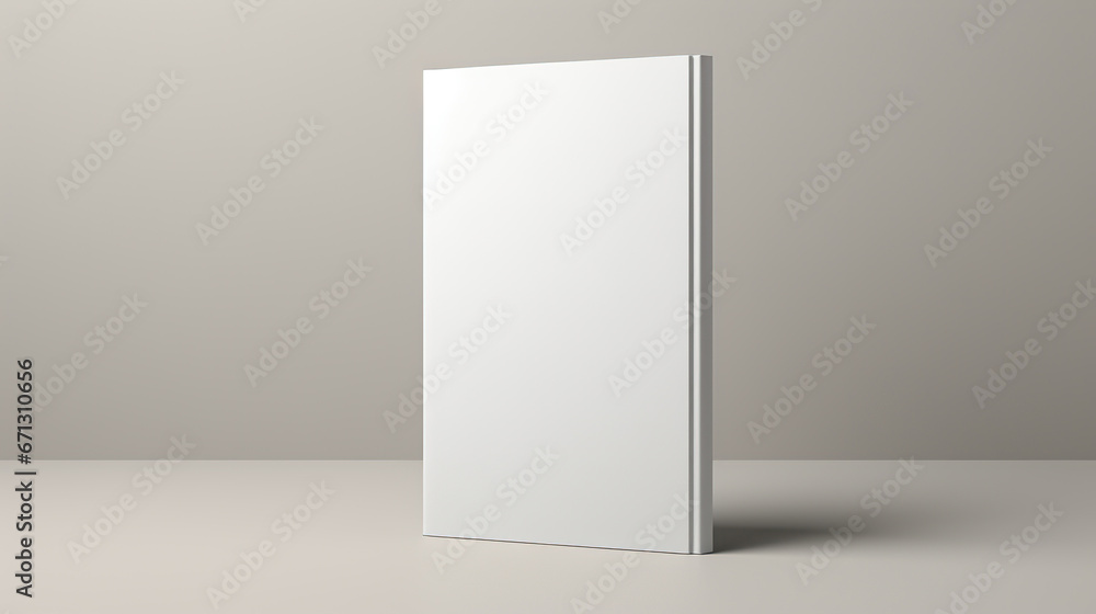 Blank Book Cover Mock-Up, Ready for Your Name, the Epitome of Literary ...