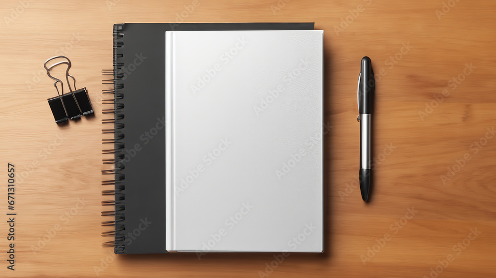 Blank Book Cover Mock-Up, Ready for Your Name, the Epitome of Literary ...