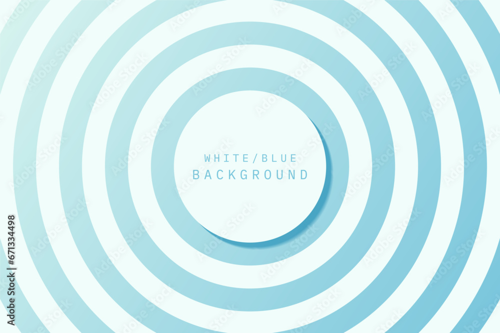 Abstract White blue background with copy space. vector geometric design ...
