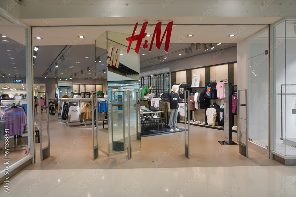 Bangkok, Thailand, 4 November 2023 The HM brand, founded by Erling ...