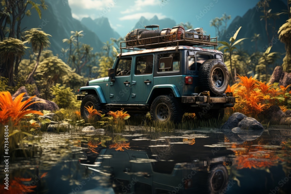 Portraying the magic of wildlife photography in the jungle, Generative ...