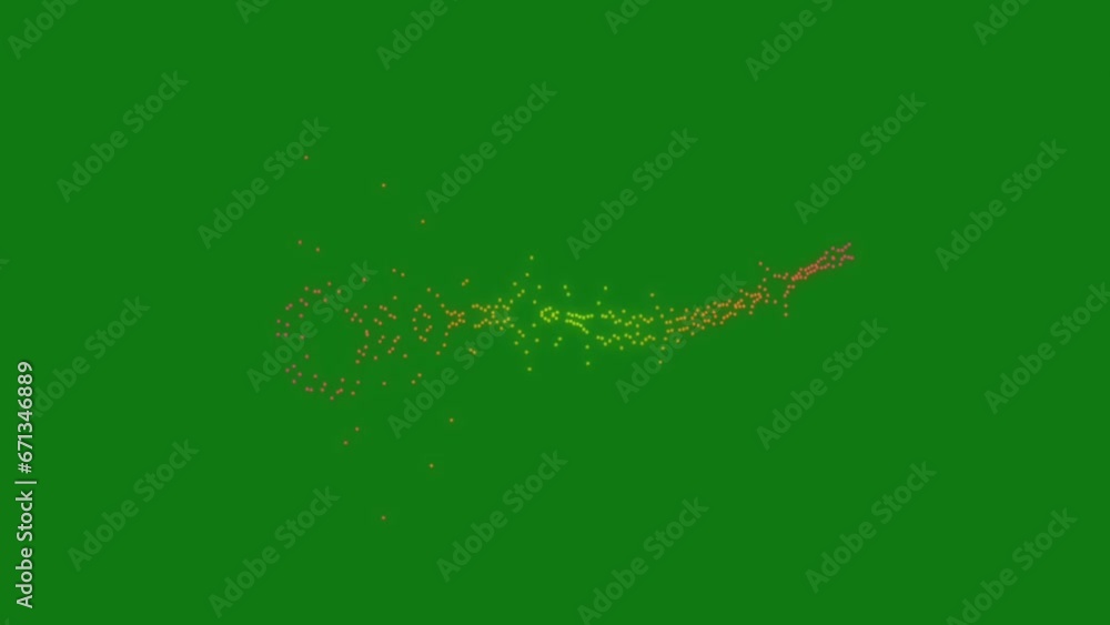 Audio spectrum green screen, Seamless loop 4k video, 3D Animation ...