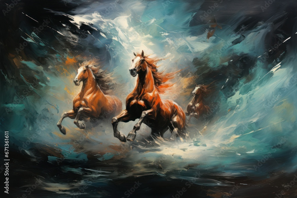 Whirling cyclone riders, harnessing the power of storms atop their ...