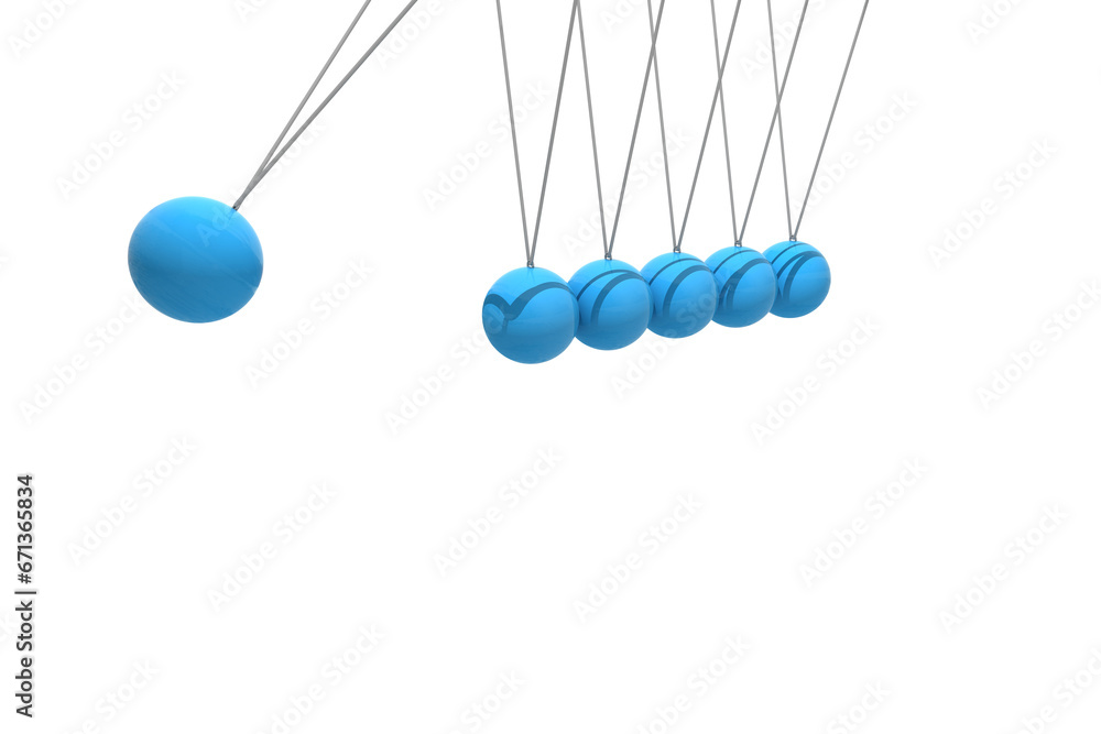 Digital png illustration of blue hanging balls bouncing on transparent ...