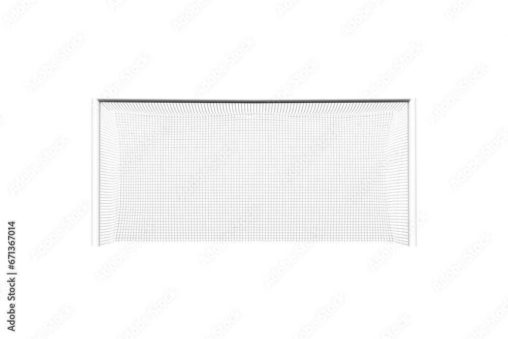 Digital png illustration of football goal on transparent background ...