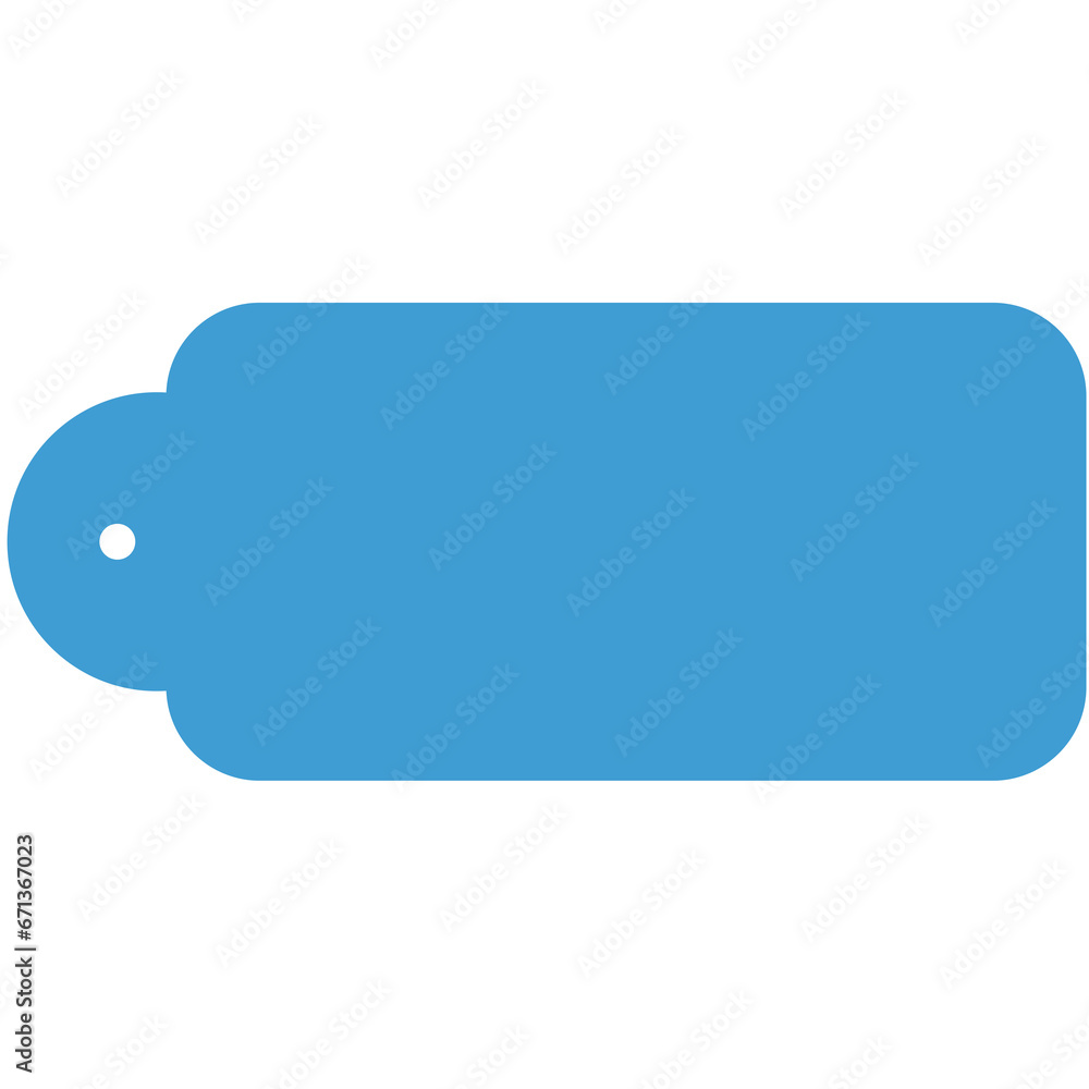 Digital png illustration of blue tag with copy space on transparent ...