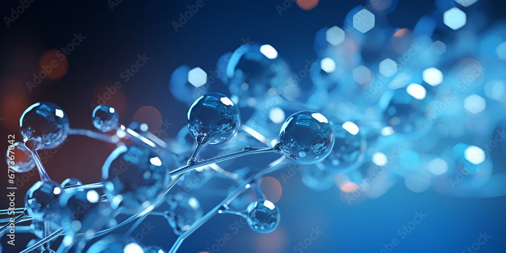 Realistic molecules background ,micro cell dna wallpaper graphic ...