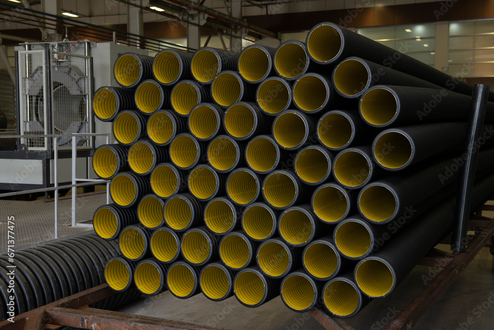 Drainage Corrugated Pipe Land Drainage Pipe, Manufacture of plastic ...