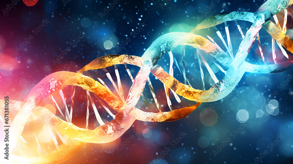 Foto de Dna ribonucleic acid is an important component of human cells.A ...