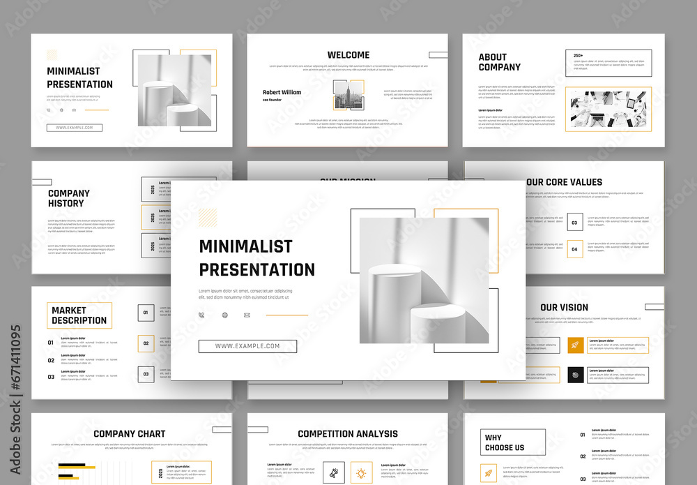 Minimalist Business Presentation Template Stock Template | Adobe Stock Minimalist Business Presentation Template Stock Template | Adobe Stock