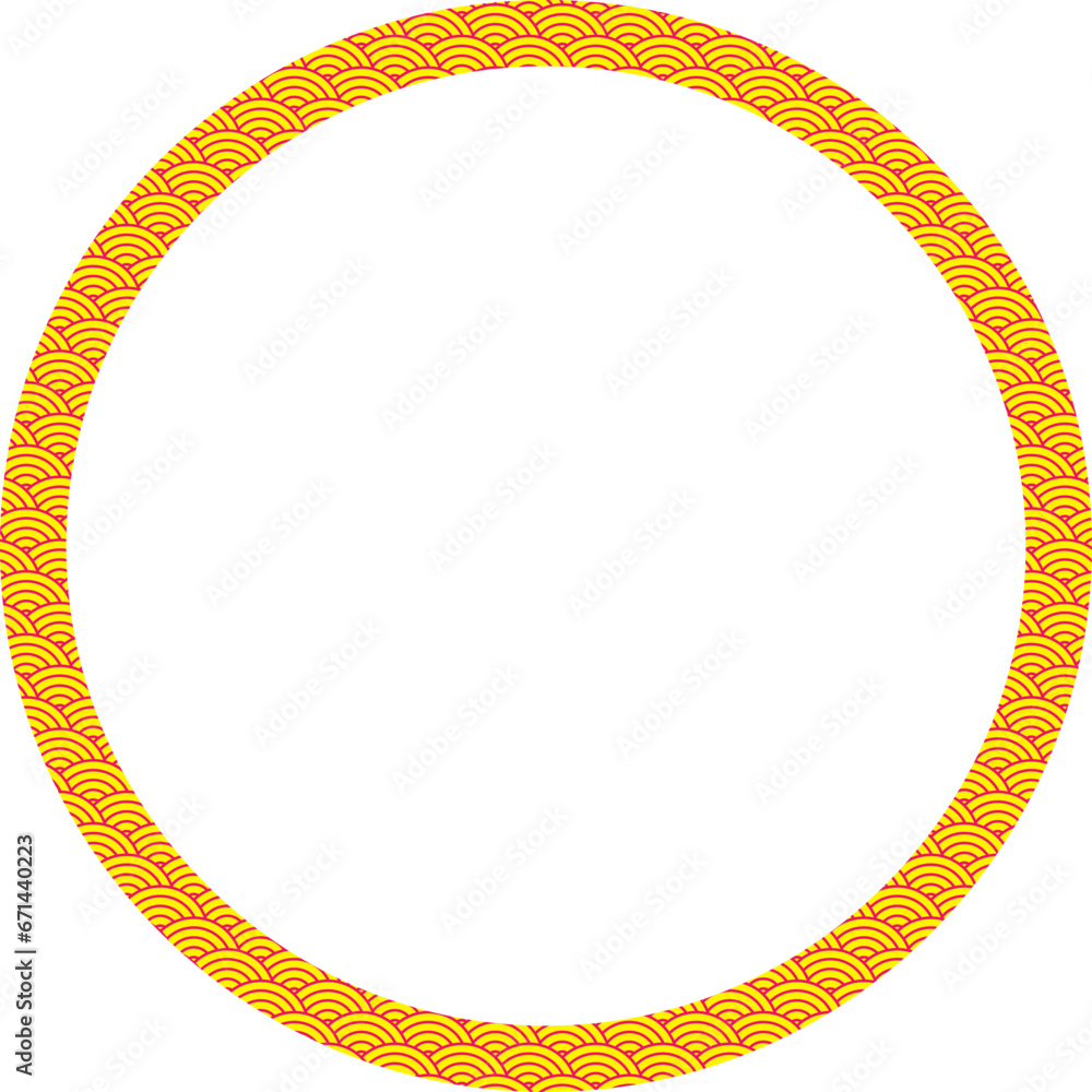 japanese border frame Stock Vector | Adobe Stock