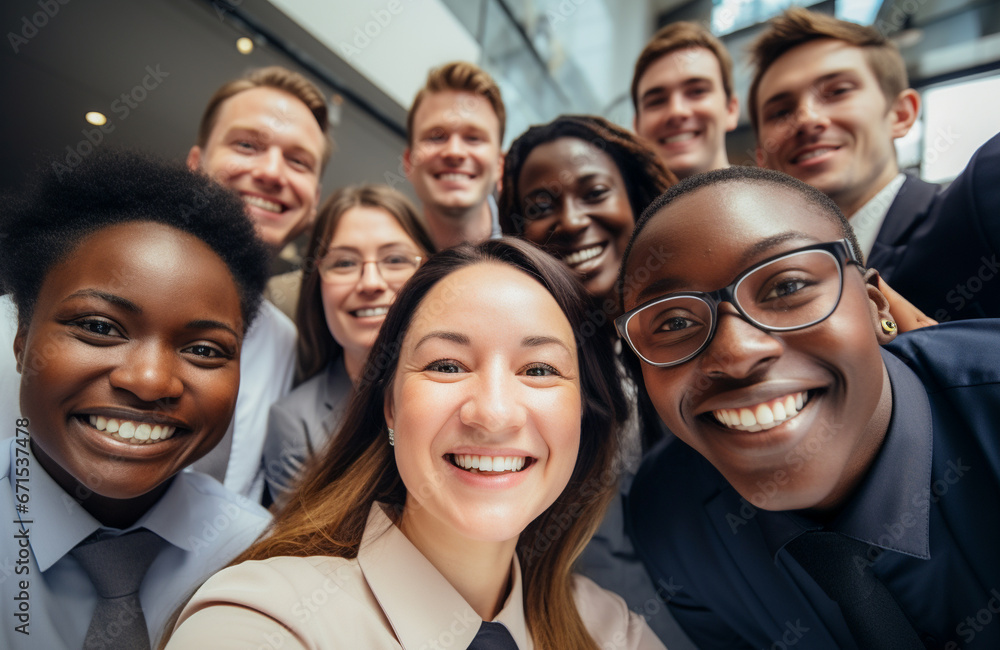 Ethnicity Diversity at Work. Happy Employees From Different Backgrounds ...