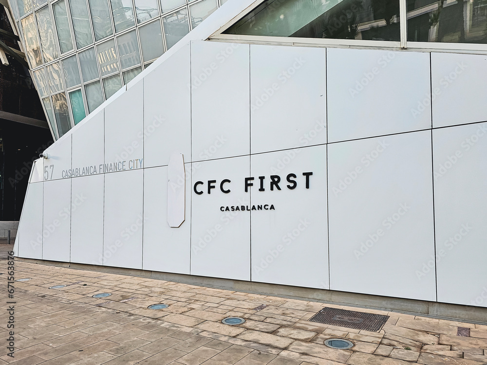 Casablanca, Morocco - November 2, 2023 : CFC FIRST Casablanca Logo on ...