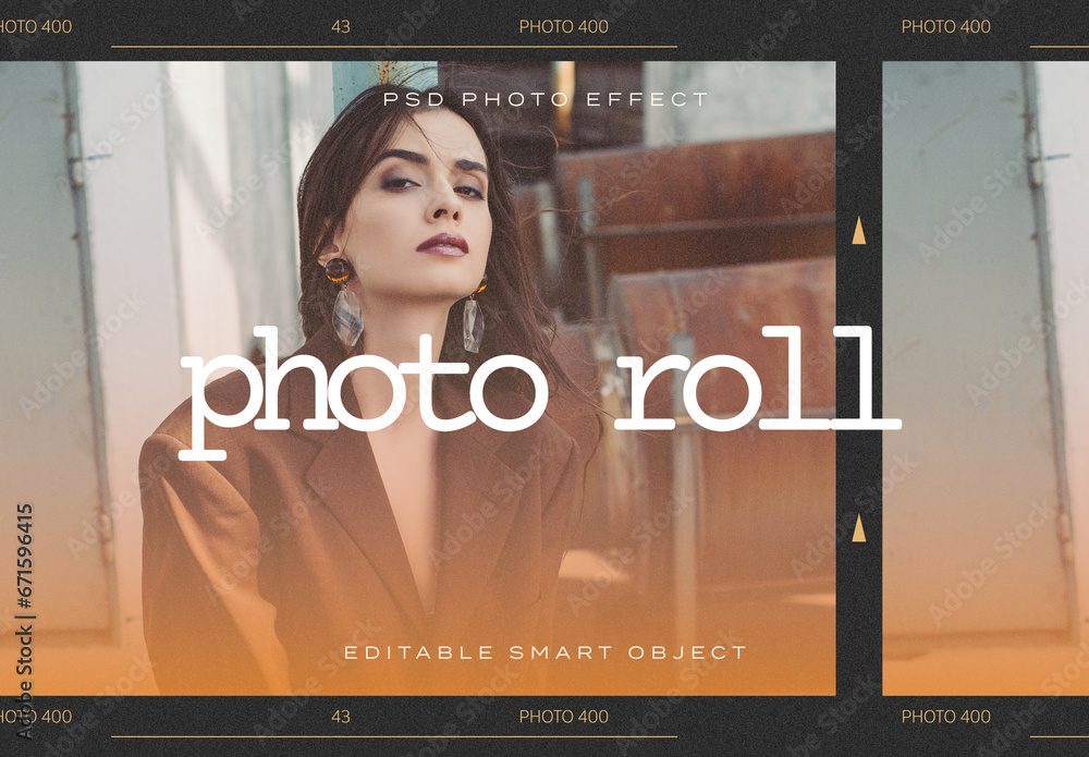 Film Roll Image Effect Stock Template | Adobe Stock