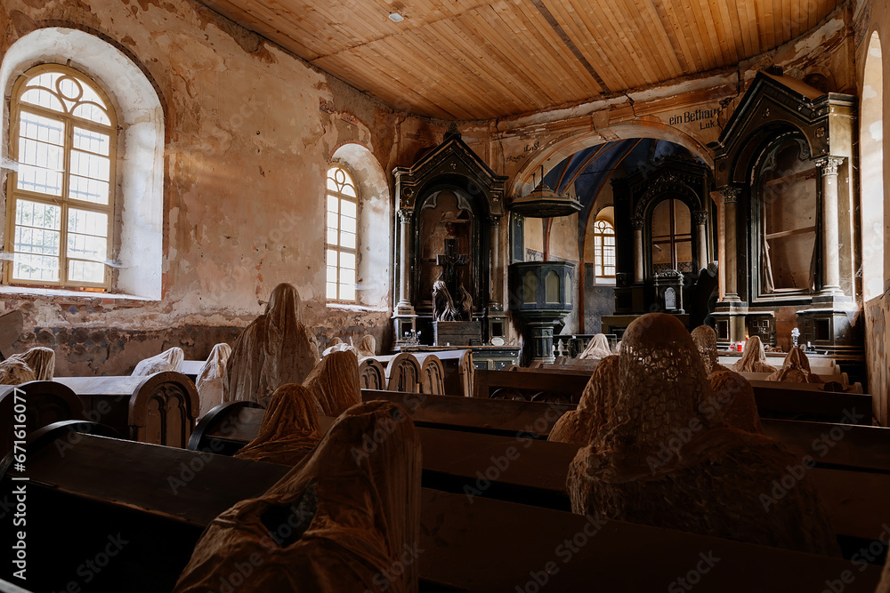 Lukova, Czech Republic, 29 October 2023: Abandoned catholic church of ...