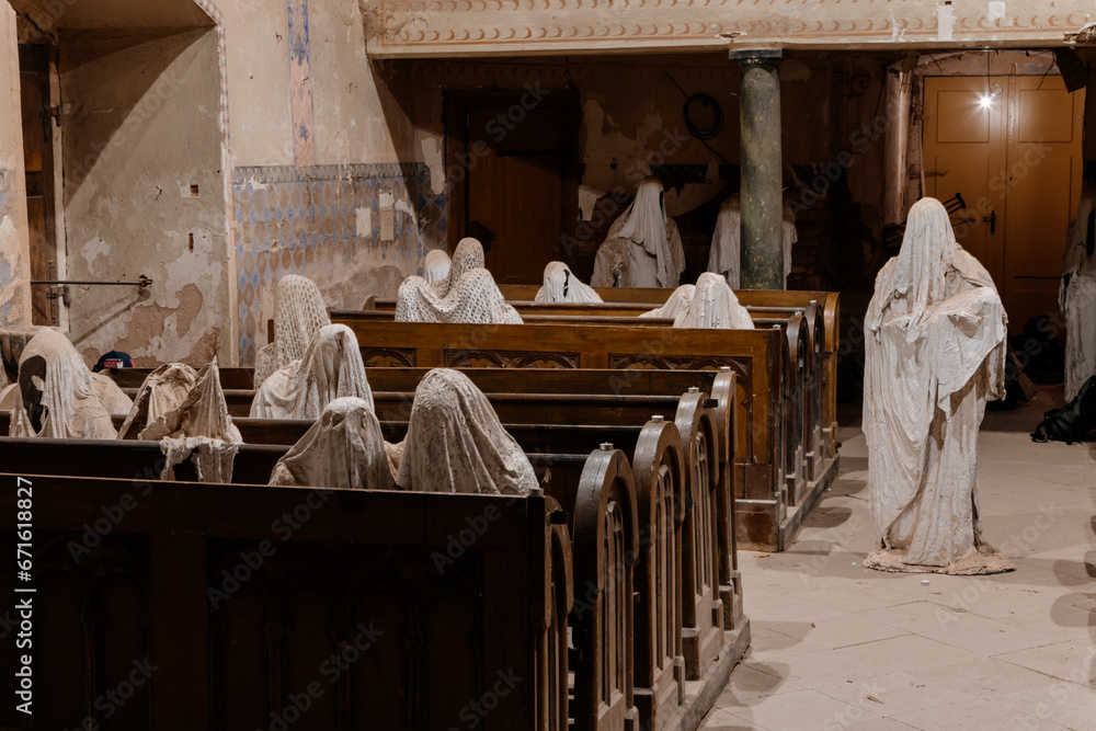 Lukova, Czech Republic, 29 October 2023: Abandoned catholic church of ...