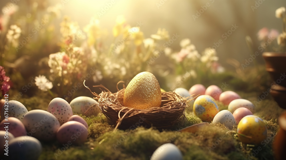 Easter - Celebrating the resurrection of Jesus Christ with religious ...