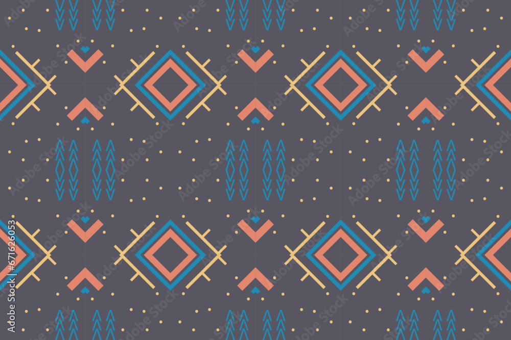 Ethnic pattern background. Geometric ethnic pattern traditional Design ...