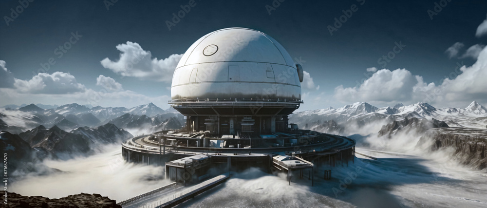 Secret Research station hidden from the public in the middle of ...