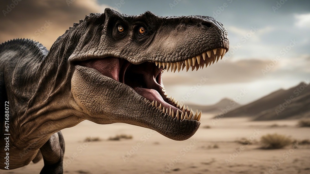 tyrannosaurus rex dinosaur The four eye T-Rex dinosaur hybrid was a ...