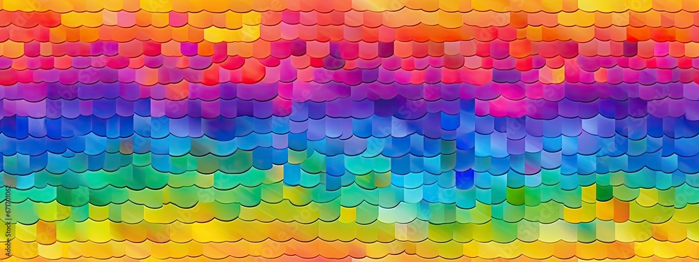 Seamless psychedelic rainbow ombre heat map marble tile mosaic pattern ...