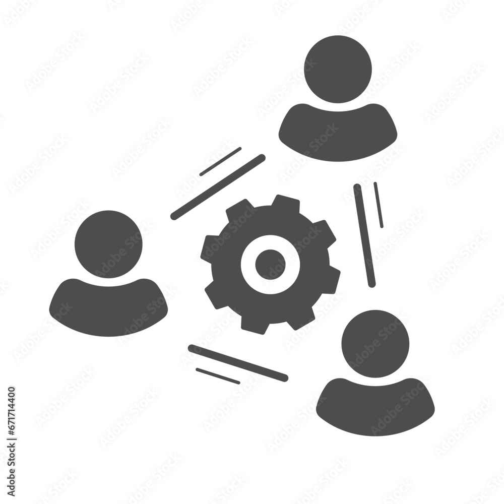 Team group people relationship customization settings manage icon ...