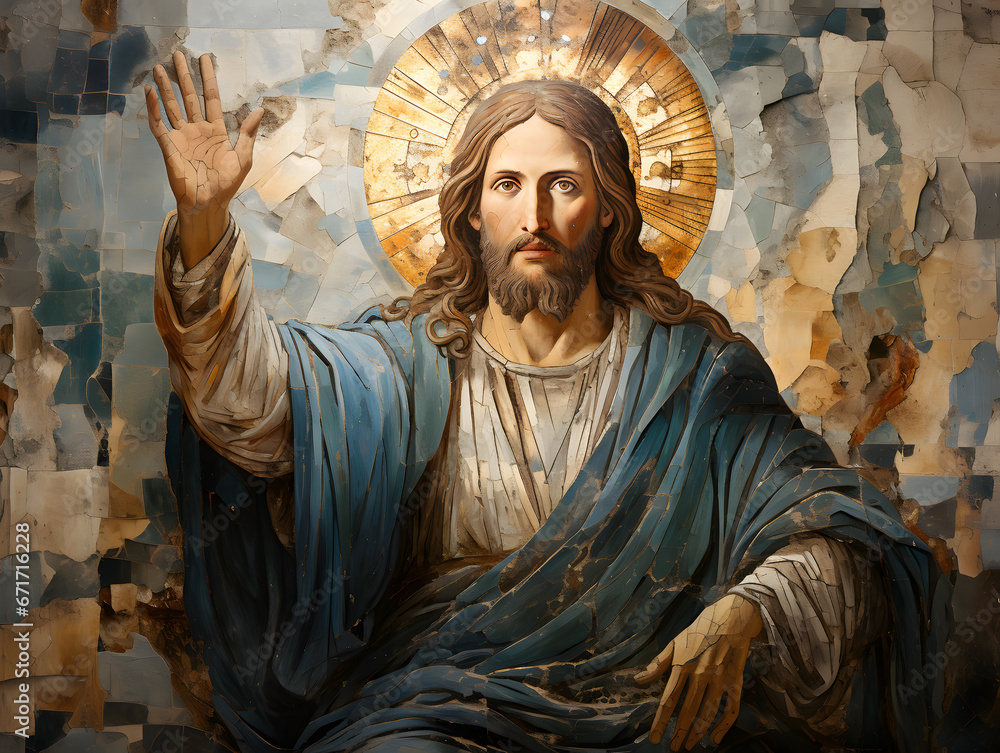 Biblical representation of jesus christ in Byzantine art Stock ...