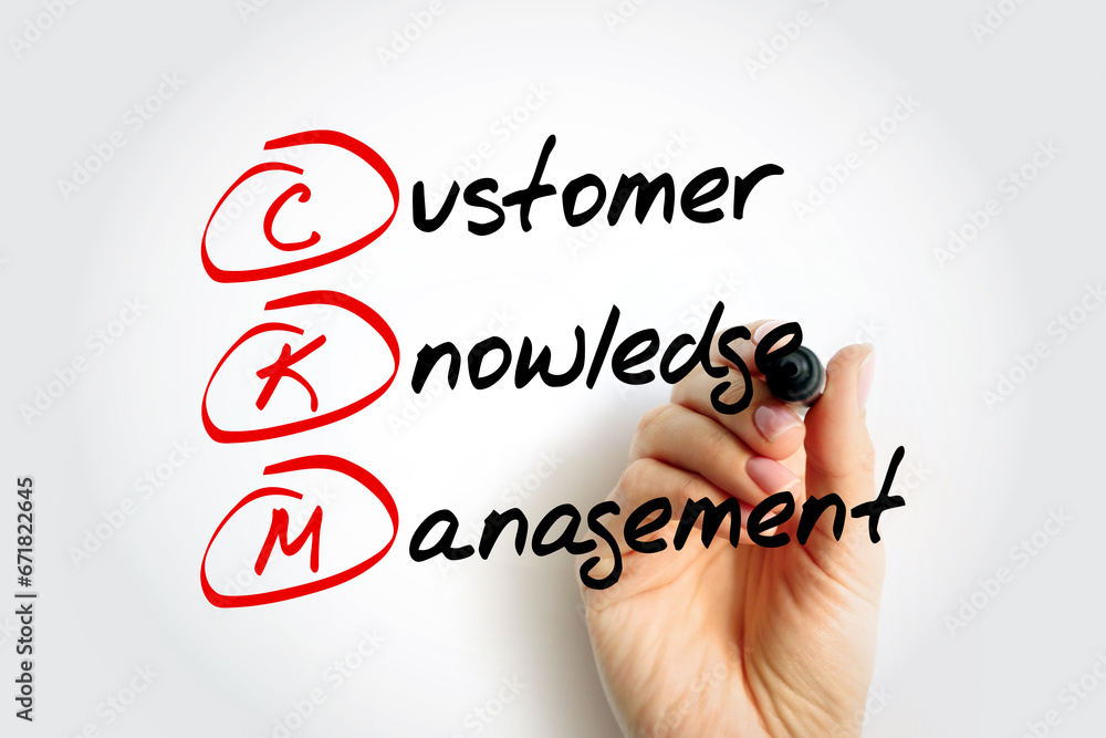 CKM Customer Knowledge Management - emerges as a crucial element for ...