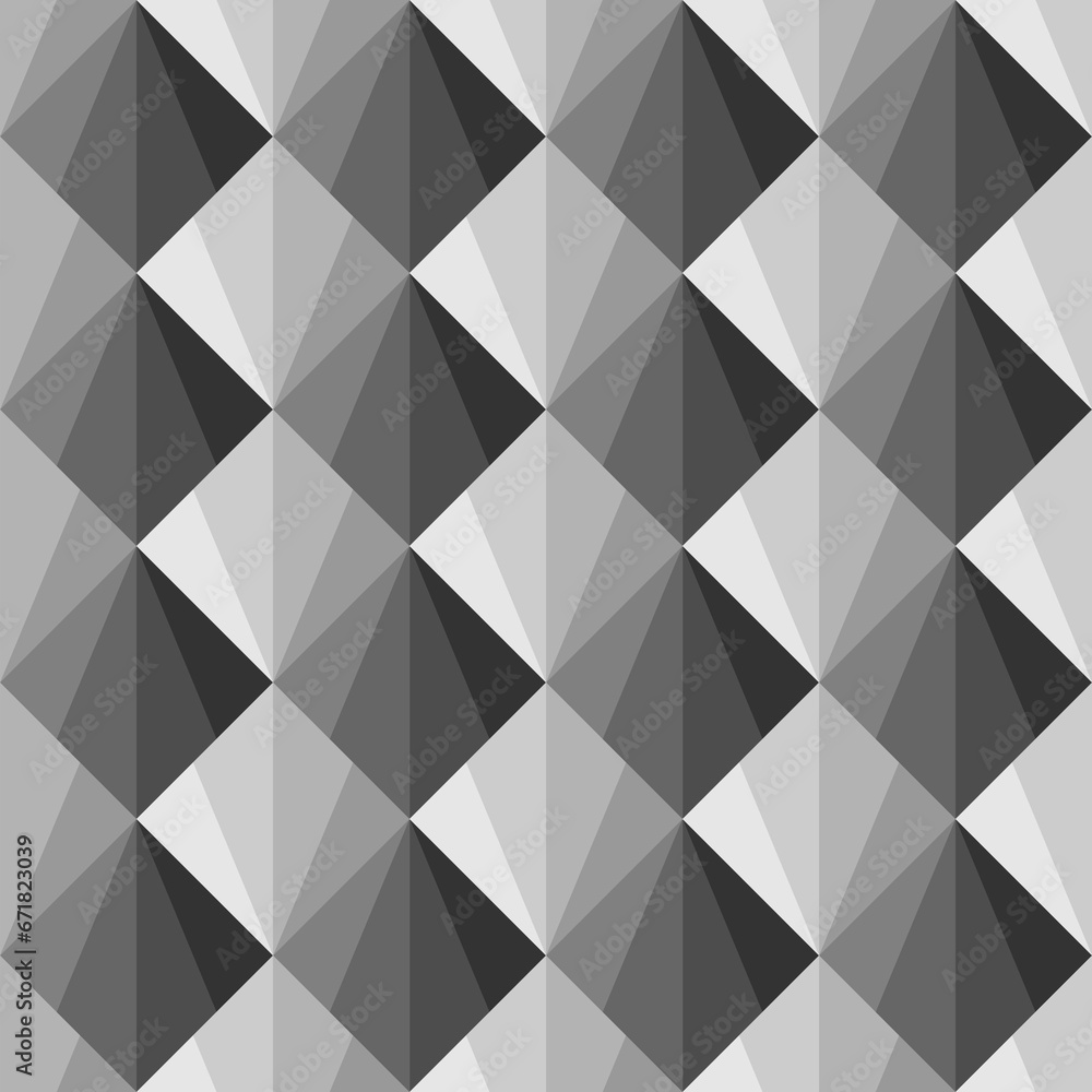 Interlocking triangles tessellation background. Image with repeated ...