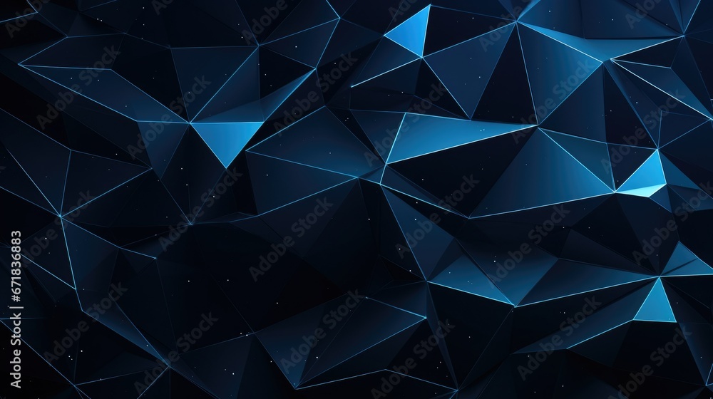Abstract dark background with intersecting and overlapping jagged lines ...