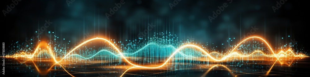 digital wave technology background wallpaper concept, motion texture ...