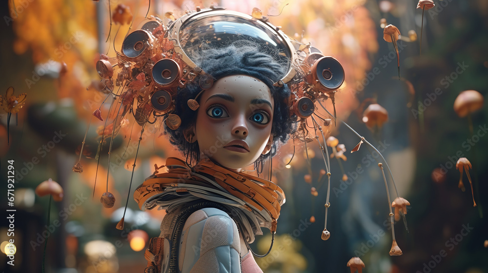 Ethereal Being of the Fabled Realm, Embodiment of Fantasia, the Surreal ...