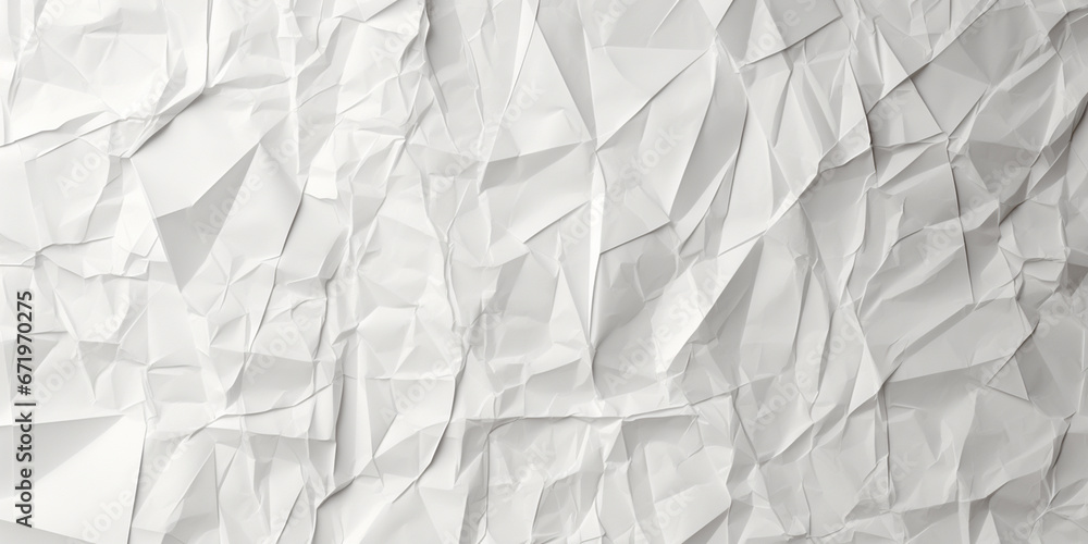 crushed white paper texture on transparent background Stock ...